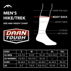 Darn Tough Coolmax Boot Full Cushion Sock - Men's Gray/Black Large