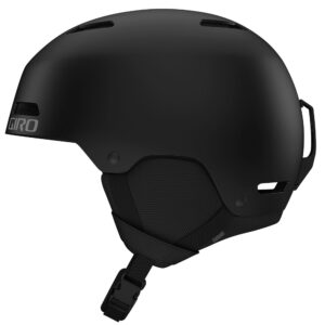 giro ledge ski helmet - snowboard helmet for men, women & youth - matte black - l (59-62.5 cm)