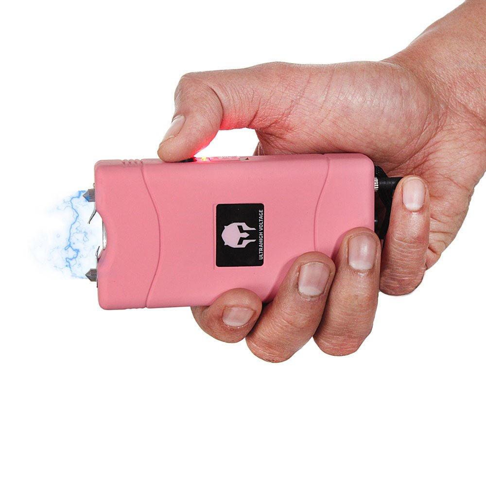 Gladiator Ultra Powerful Mini Stun Gun Police Rechargeable with Flashlight