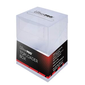 ultra pro 16241 toploader box, clear (transparent)