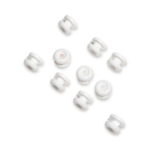 Stayput White Attachment Knobs - 10 Pack, Knobs are used with Shock Cords for Canvas which are Sold Separately