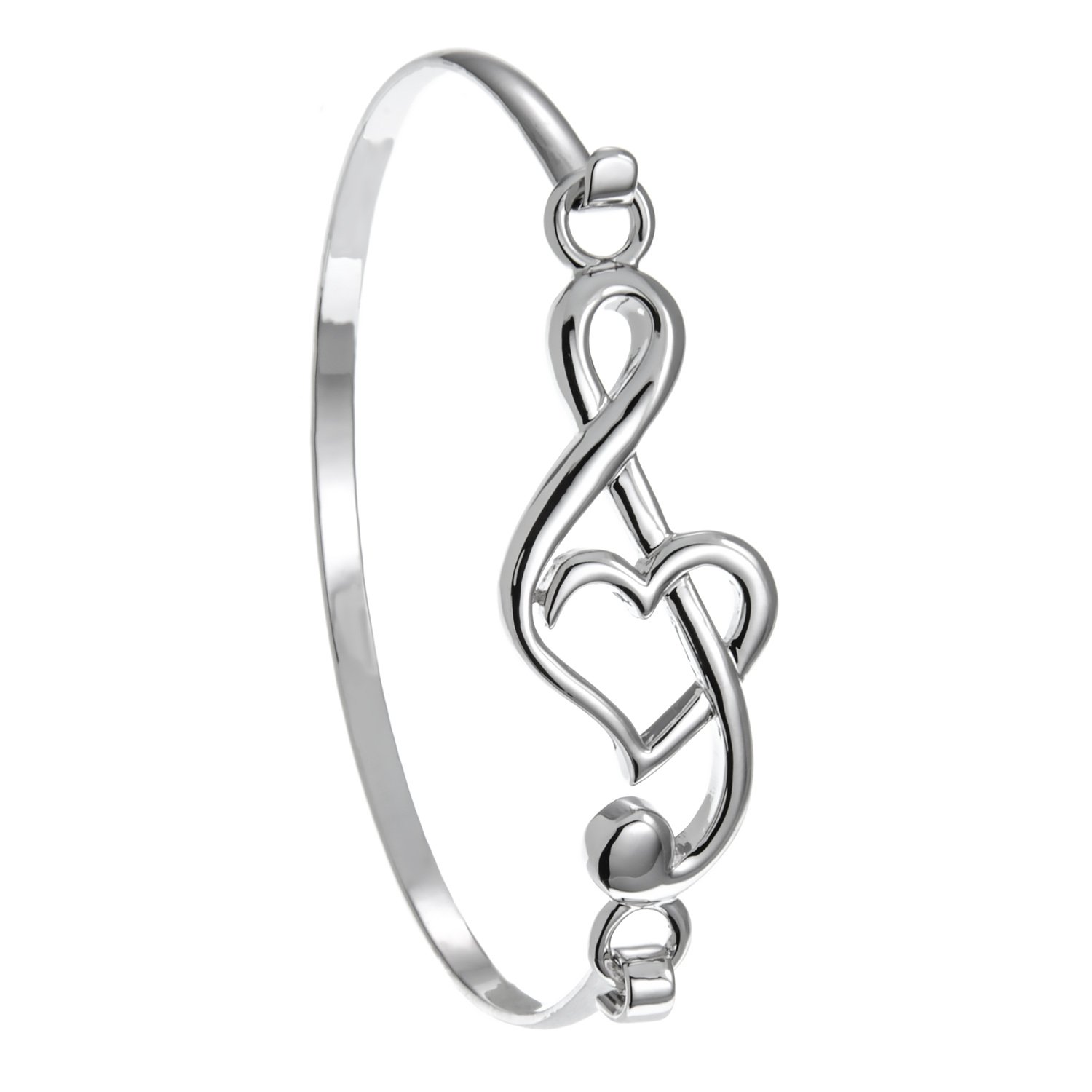 PammyJ Music Bangle Bracelet – Gift for Musician – Musical Jewelry for Women