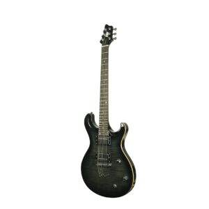 IYV 6 String IP-350 TBK PRS Solid-Body Electric Guitar, Trans Black