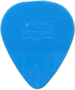 herdim blue heavy nylon pick, 12 pack marked west germany