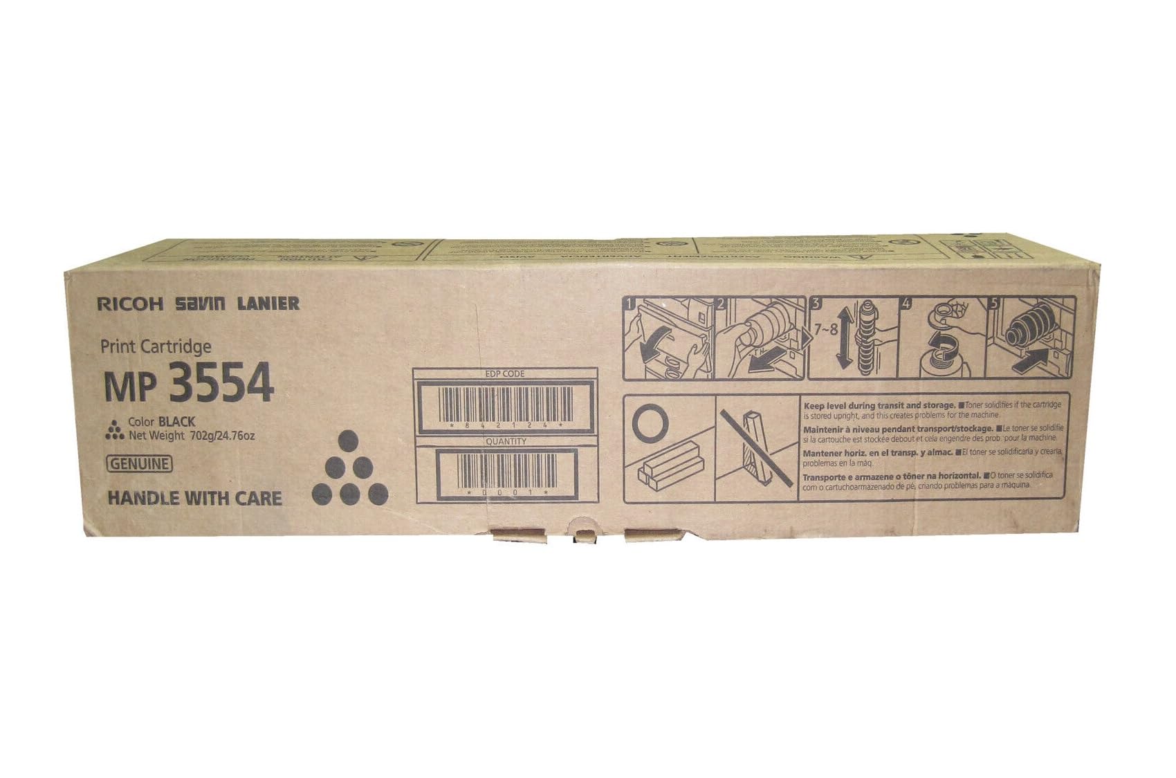 RICOH 842124 Black Toner Cartridge MP2554