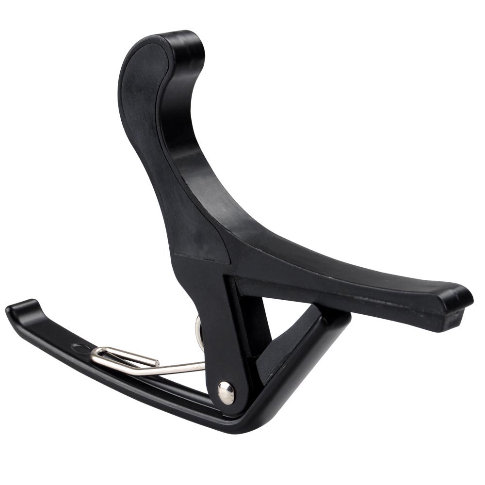 AW Guitar Capo Key for Acoustic Electric Classical Guitar Ukulele 4 to 6 String Guitars Aluminium New Black