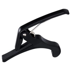 AW Guitar Capo Key for Acoustic Electric Classical Guitar Ukulele 4 to 6 String Guitars Aluminium New Black