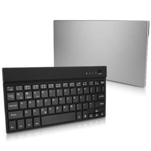 boxwave keyboard compatible with kindle fire hdx 8.9 (3rd gen 2013) - slimkeys bluetooth keyboard - with backlight, portable keyboard w/convenient back light - jet black