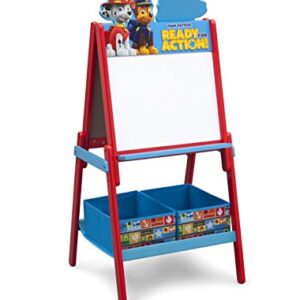 Delta Children Wooden Double-Sided Kids Easel with Storage -Ideal for Arts & Crafts, Homeschooling and More - Greenguard Gold Certified, Nick Jr. PAW Patrol