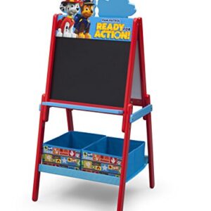 Delta Children Wooden Double-Sided Kids Easel with Storage -Ideal for Arts & Crafts, Homeschooling and More - Greenguard Gold Certified, Nick Jr. PAW Patrol