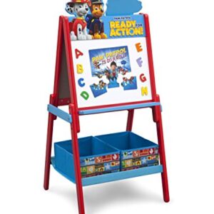 Delta Children Wooden Double-Sided Kids Easel with Storage -Ideal for Arts & Crafts, Homeschooling and More - Greenguard Gold Certified, Nick Jr. PAW Patrol