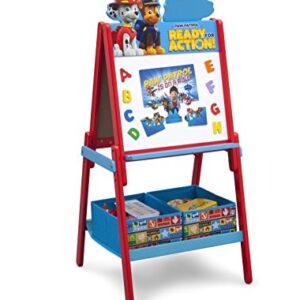 Delta Children Wooden Double-Sided Kids Easel with Storage -Ideal for Arts & Crafts, Homeschooling and More - Greenguard Gold Certified, Nick Jr. PAW Patrol