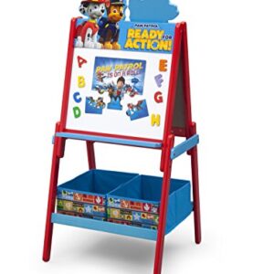 Delta Children Wooden Double-Sided Kids Easel with Storage -Ideal for Arts & Crafts, Homeschooling and More - Greenguard Gold Certified, Nick Jr. PAW Patrol