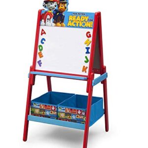 Delta Children Wooden Double-Sided Kids Easel with Storage -Ideal for Arts & Crafts, Homeschooling and More - Greenguard Gold Certified, Nick Jr. PAW Patrol