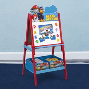 Delta Children Wooden Double-Sided Kids Easel with Storage -Ideal for Arts & Crafts, Homeschooling and More - Greenguard Gold Certified, Nick Jr. PAW Patrol