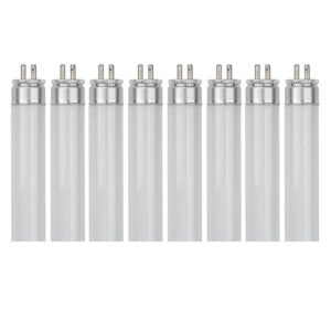 pack of 6 f6t5/cw 6-watt t5linear fluorescent light bulbs, 4100k cool white