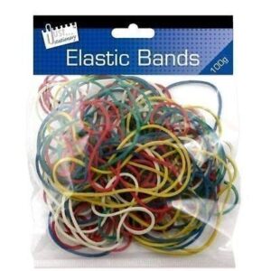 tallon 5 x just stationery coloured elastic bands