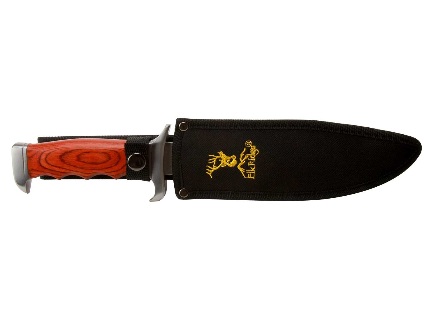 NDZ Performance Elk Ridge Outdoor Hunting Fixed Blade Full Tang Knife Bible Isaiah 54:17