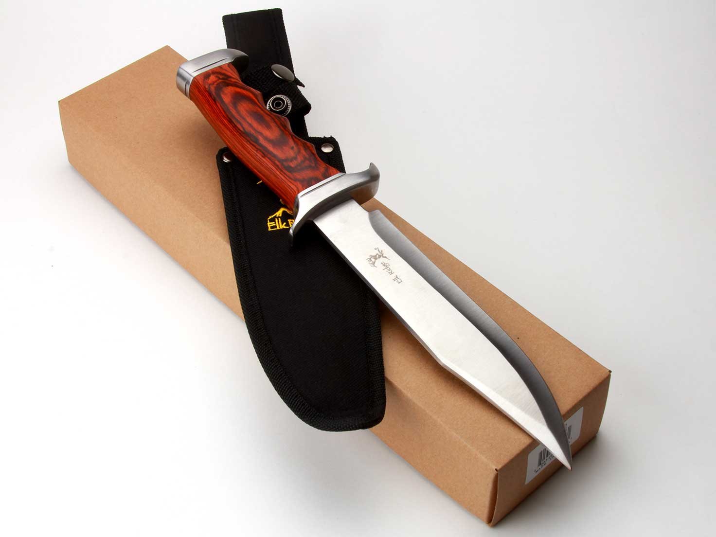 NDZ Performance Elk Ridge Outdoor Hunting Fixed Blade Full Tang Knife Bible Hebrews 6:19