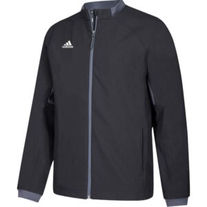 adidas mens climawarm fielder's choice jacket, black/onix grey, small