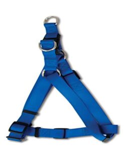 petmate nylon step-in harness, blue, 3/8" x 9-15"