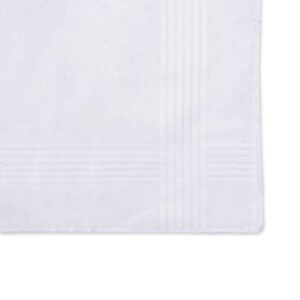 Dockers Mens Cotton Gift Set Fashion Classic Handkerchiefs, White, 13 Piece US