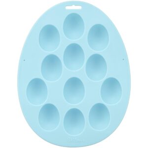 wilton easter egg shaped silicone treat mold