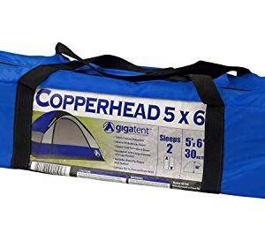 GIGATENT 6′ X 5′ 1-2 Person 3 Season Dome Tent Waterproof & UV Resistant Fabric Carry Bag Included