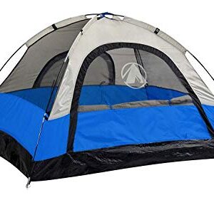 GIGATENT 6′ X 5′ 1-2 Person 3 Season Dome Tent Waterproof & UV Resistant Fabric Carry Bag Included