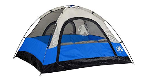 GIGATENT 6′ X 5′ 1-2 Person 3 Season Dome Tent Waterproof & UV Resistant Fabric Carry Bag Included