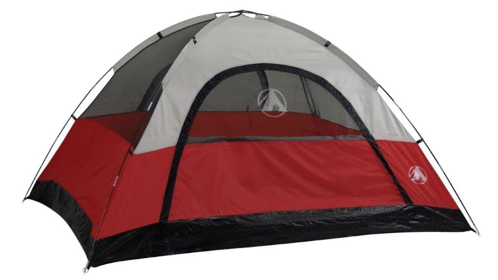 Gigatent 4 Person Camping Tent – Spacious, Lightweight, Heavy Duty Backpacking Tent - Weather and Flame Resistant Outdoor Hiking Gear – Fast and Easy Set-Up – 9’x7’ Floor, 58” Peak Height