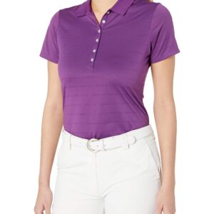 Callaway Womens Short Sleeve Opti-dr Performance Polo (Size Small - 3x Plus) Golf Shirt, Purple Magic, Large US