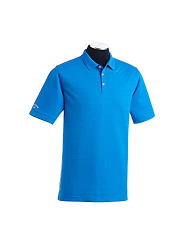 Callaway Mens Short Sleeve Opti-dri™ Performance Polo (Size Small - 4x Big & Tall) Golf Shirt, Medium Blue, Large US