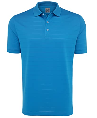 Callaway Mens Short Sleeve Opti-dri™ Performance Polo (Size Small - 4x Big & Tall) Golf Shirt, Medium Blue, Large US