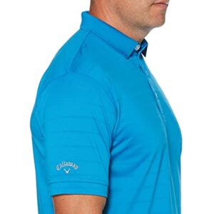 Callaway Mens Short Sleeve Opti-dri™ Performance Polo (Size Small - 4x Big & Tall) Golf Shirt, Medium Blue, Large US