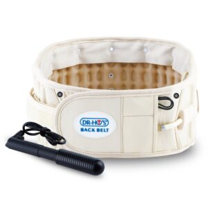 dr ho's 2-in-1 decompression belt essential package - for lower back pain relief and lumbar support - size a (25-41 inches) and 1 year warranty