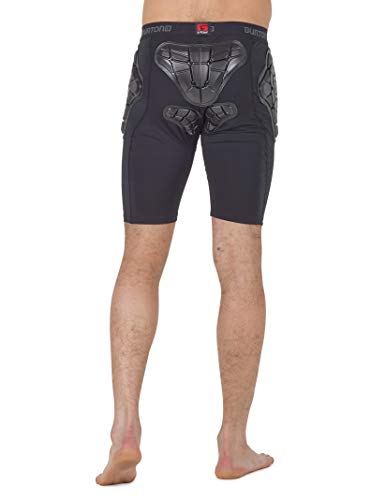 Burton Mens Total Impact Short, True Black, Large