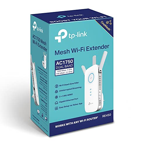 TP-LINK AC1750 Wi-Fi Range Extender (RE450)