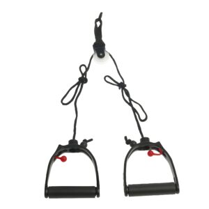 lifeline multi-use shoulder pulley for assisting rehabilitation and increasing flexibility black, standard