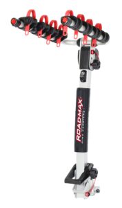 trimax road-max rmrb4x deluxe hitch mount 4 bike carrier