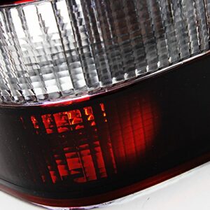 AKKON - For Ford Ranger Pickup Truck Dark Red Rear Tail Light Brake Lamps Replacement Pair Left + Right Set