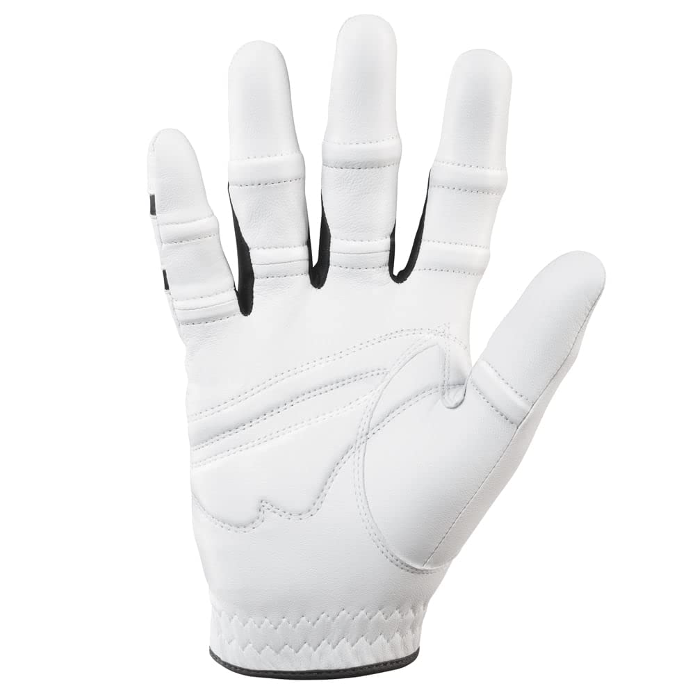 BIONIC Glove Mens Stablegrip with Natural Fit Golf Glove Regular White Left.