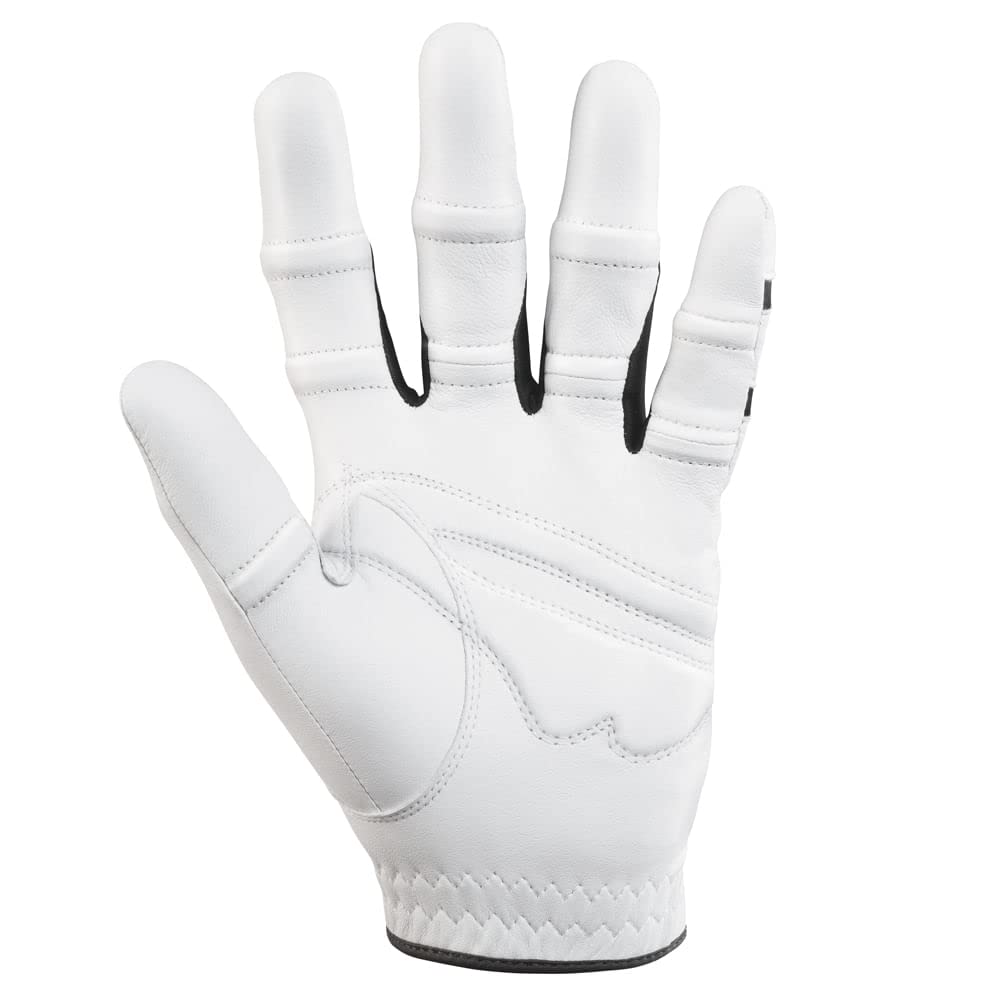 BIONIC Glove Mens Stablegrip with Natural Fit Golf Glove Regular White Left.