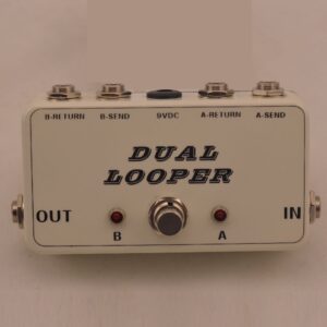 new true-bypass looper effect pedal guitar effect pedal looper switcher true bypass guitar pedal white dual loop switch