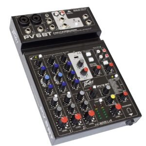 Peavey PV 6 BT 6 Channel Compact Mixer with Bluetooth