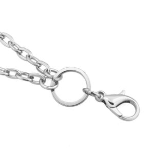 CharmSStory 28 inch Rolo Chain Necklace for Floating Charm Lockets