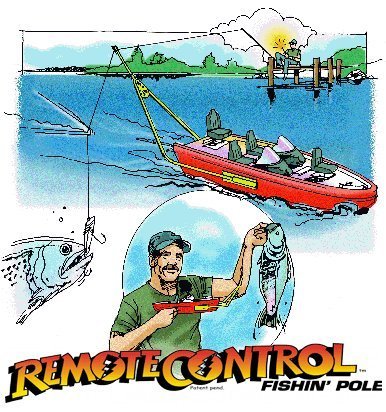 "The R/C Fishing Pole"- Catch's fish with any r/c boat!