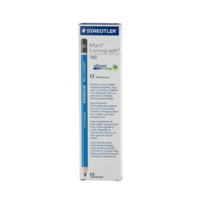 staedtler mars lumograph writing, drawing, sketching pencil (box of 12) (6b)