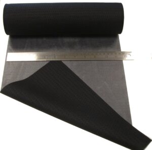 0.5m repair patch material melco t-5500 –wetsuit/dry suit, scuba - hot melt, iron on (black, 300mm width)