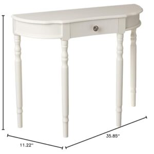 Frenchi Home Furnishing Furniture Entry Way Console Table,White